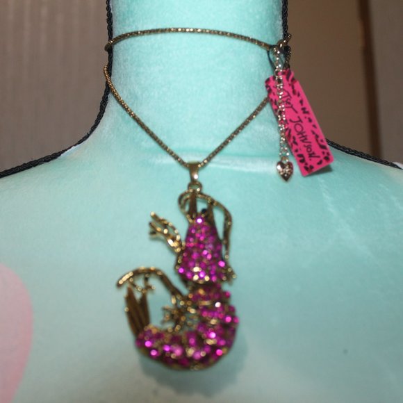 unbranded | Jewelry | Nwt Sea Life Pink Crystal Shrimp Necklace | Poshmark
